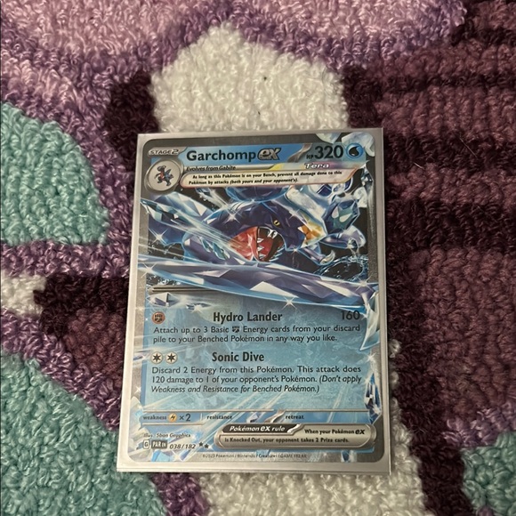 Pokemon | Toys | Pokemon Garchomp Ex Trading Card Blue And Silver ...